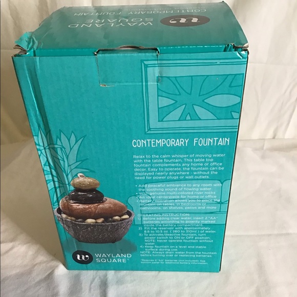 Other | Wayland Square Desktop Cobblestone Water Feature | Poshmark